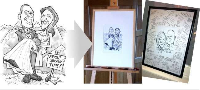 Wedding Invitations & Signing Boards - The Wedding Artist